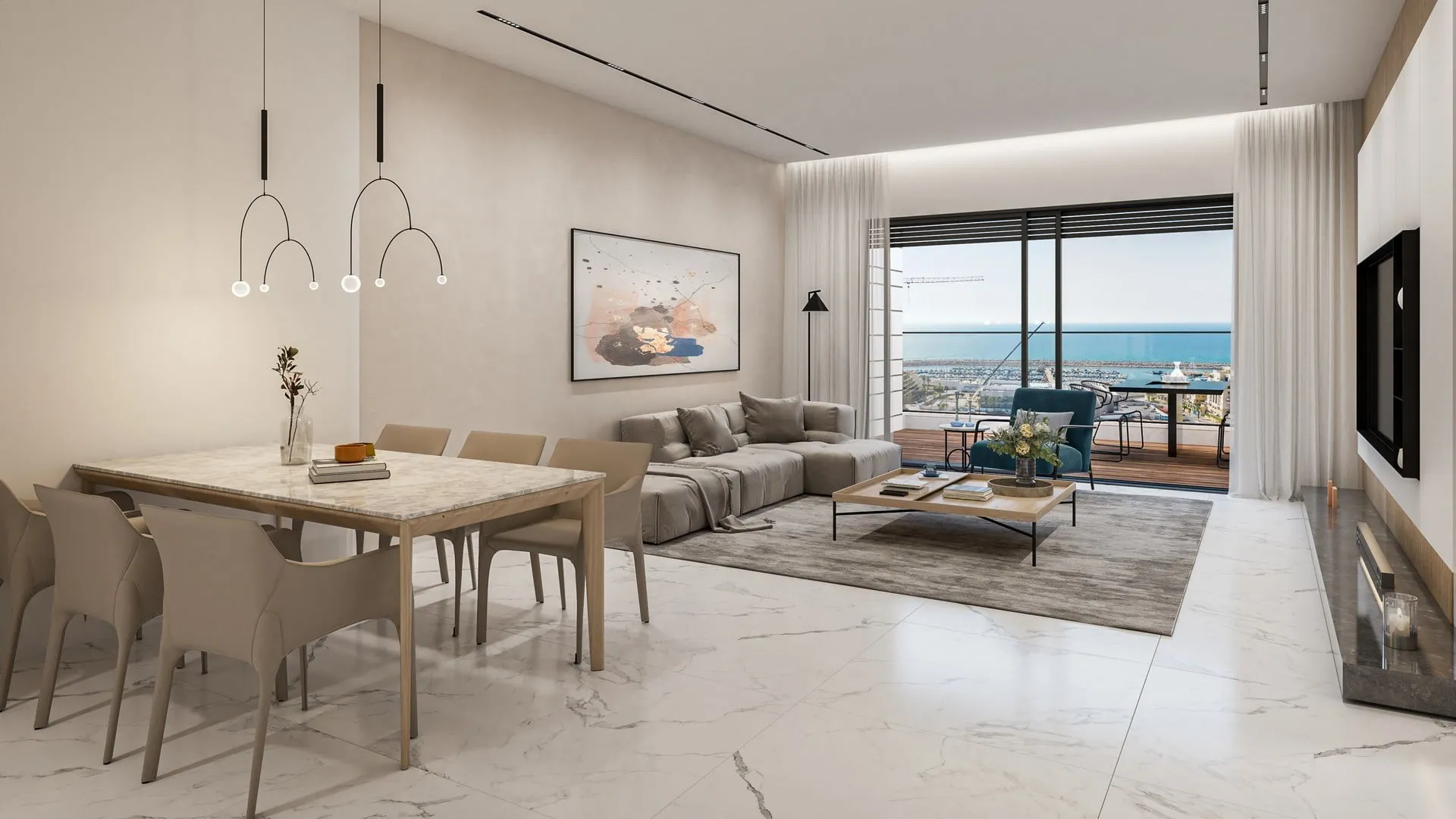 Damari Yama in the marina - new projects in Ashkelon by the sea Dimri YAMA