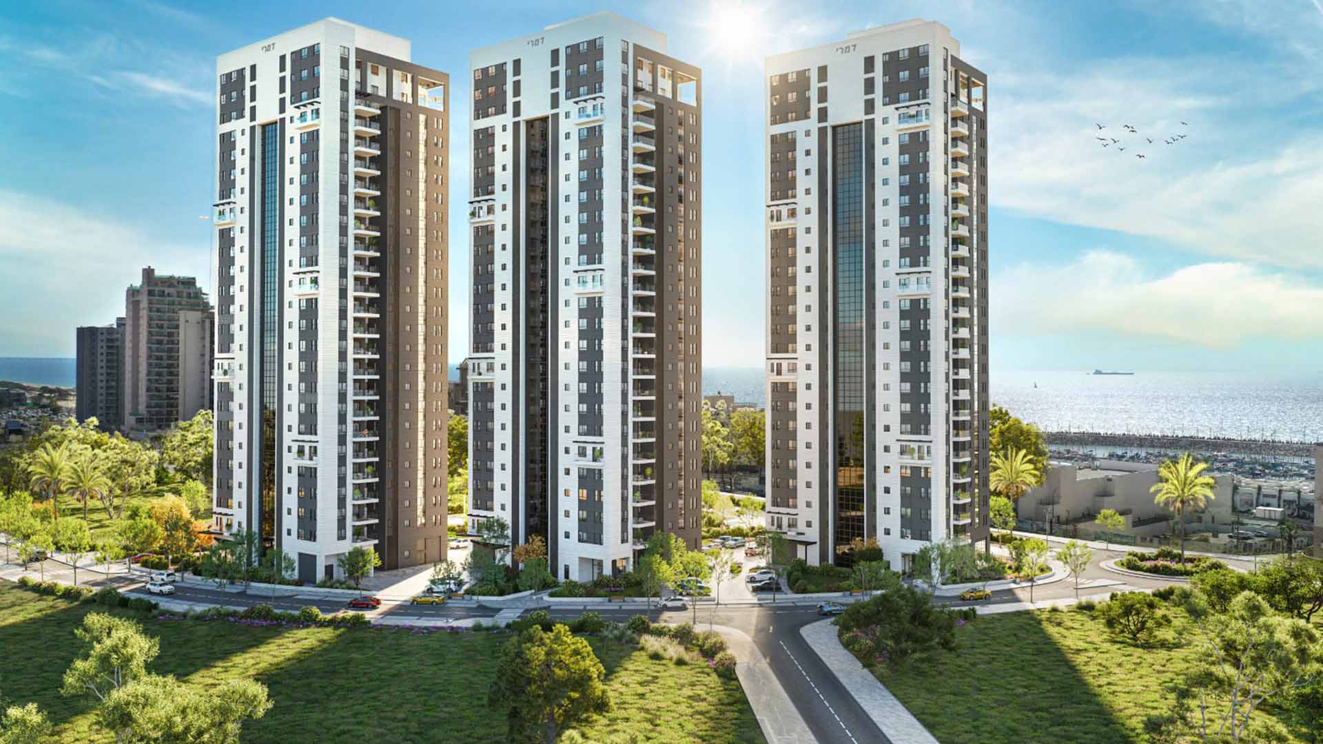 Damari Yama in the marina - new projects in Ashkelon by the sea Dimri YAMA