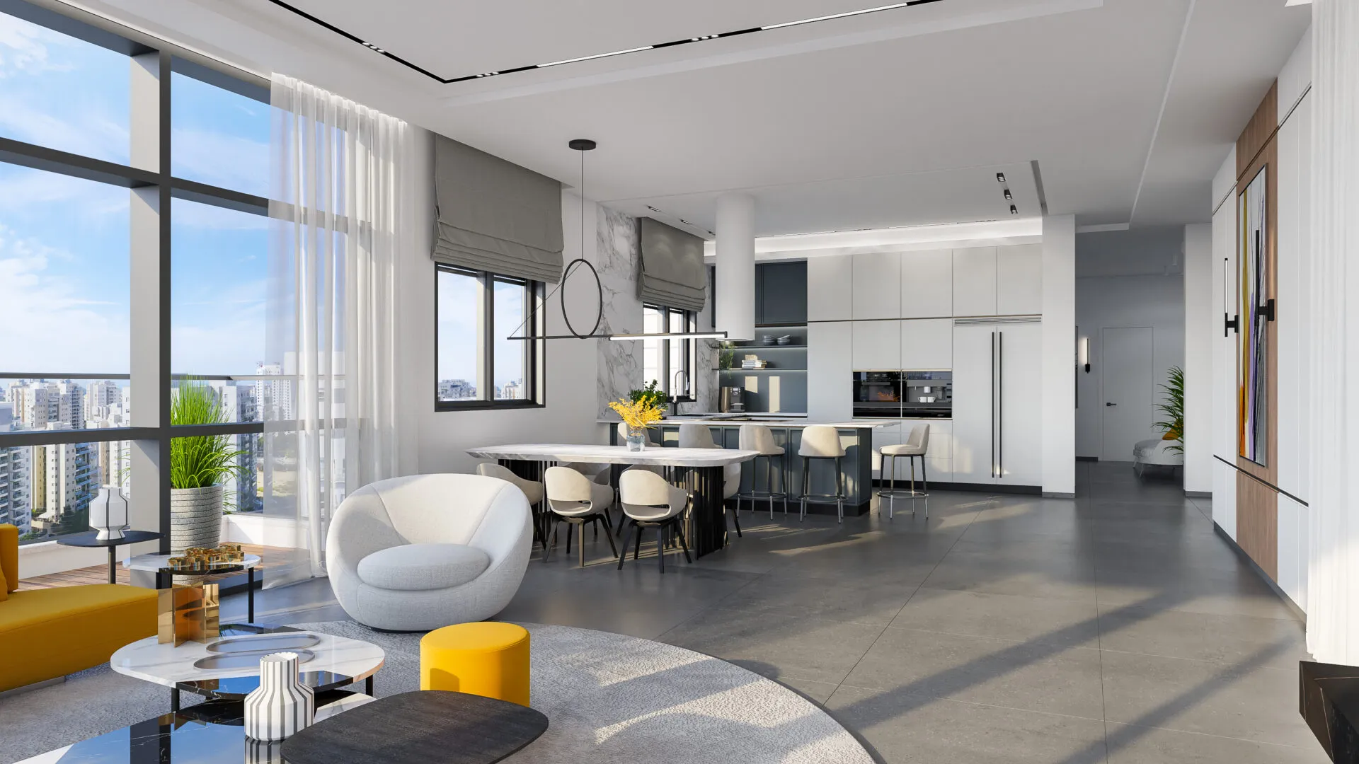 Pisgat Barnea Penthouse 6 rooms Model P1 - דמרי - דירות בפרויקט חדש